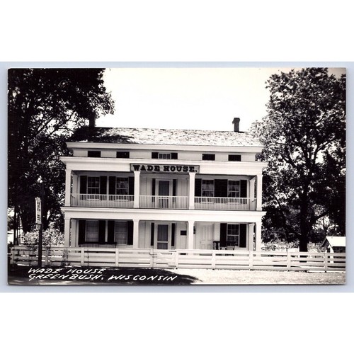 Old Wade House Historic Site Greenbush Wisconsin L L Cook Co RPPC ...