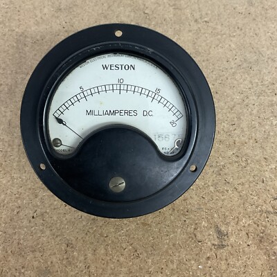 Weston Model 643 Milliamperes DC Meter | eBay