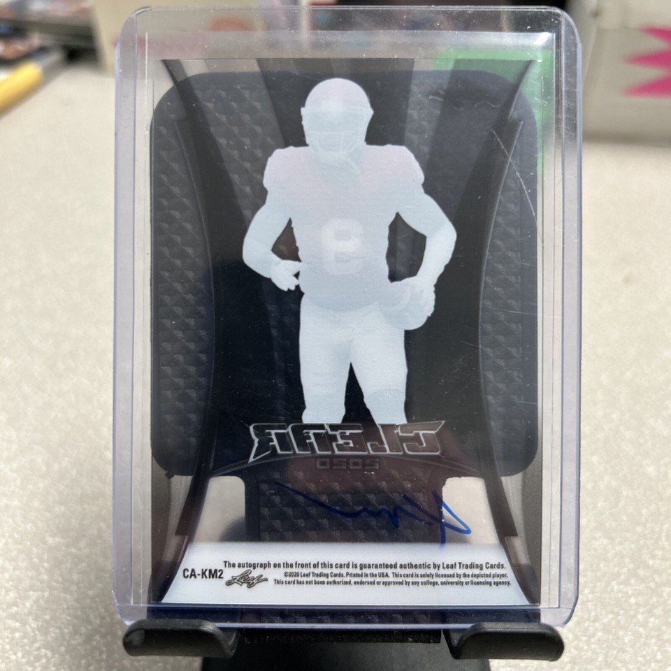 Kenneth Murray Leaf Trinity Bronze Clear Rookie SP Autograph Chargers ...