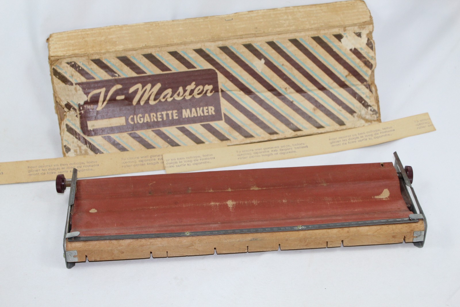 Vintage 1950s V MASTER Cigarette Maker w/ Original Box - Tobaccana | eBay
