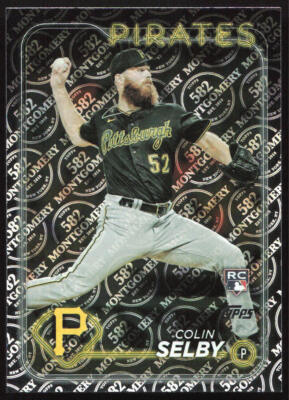 2024 Topps Colin Selby #668 Montgomery Club Foil RC Pittsburgh Pirates ...