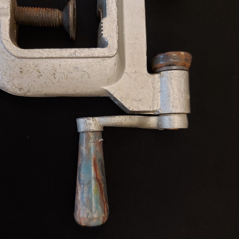 Old Vintage USSR Hand Reloading Bullet Ammo Shell Table Tool Press ...