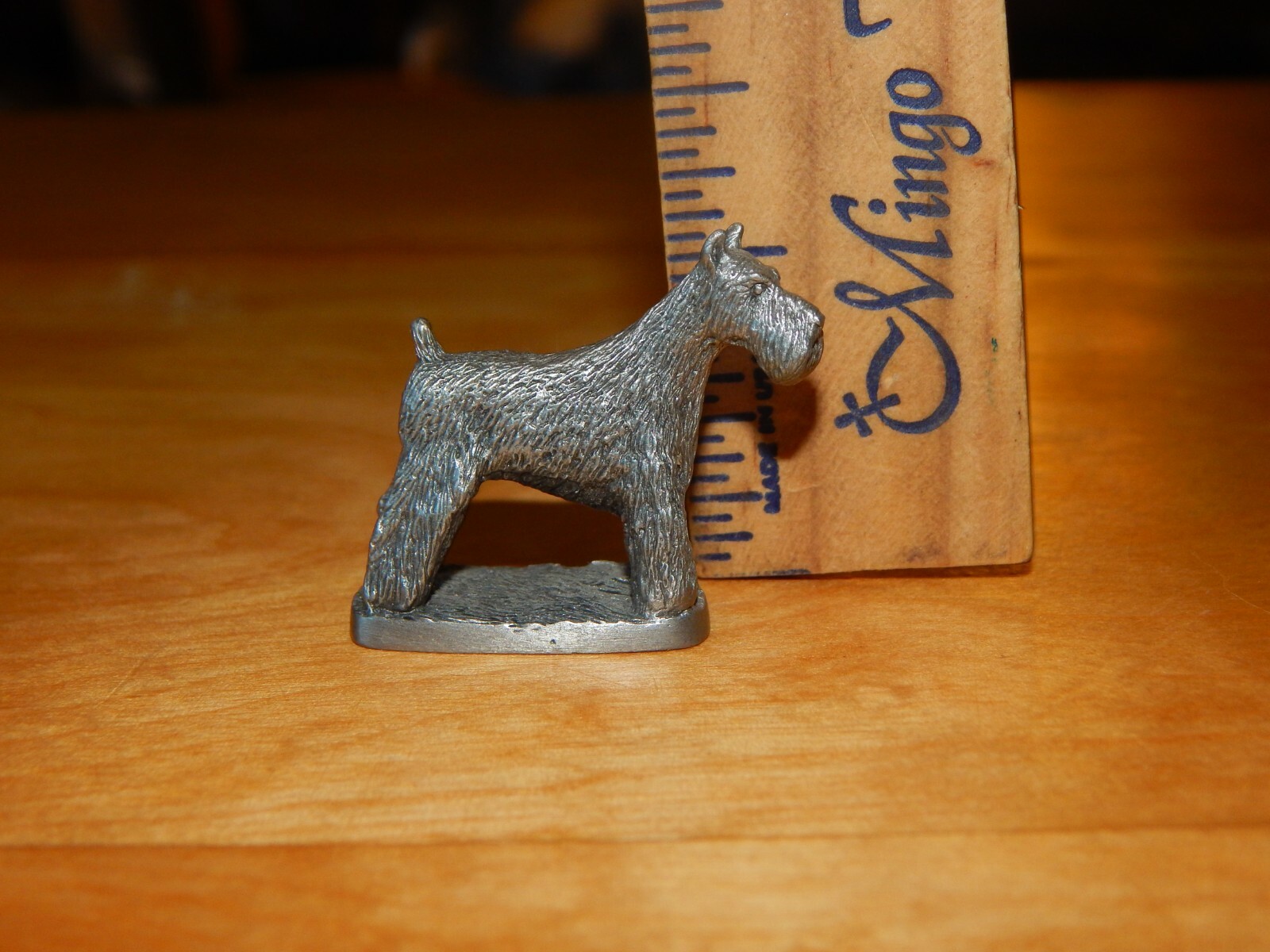 CAT DESIGNS FINE PEWTER 1985 T.R. MAGOUN MINIATURE SCOTTIE TERRIER DOG ...