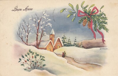 CARTOLINA *78 AUGURALI BUON NATALE FELICITA REGALI NASCITA GESU ...