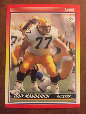 Tony Mandarich 289 Score 1990 NFL Football Trading Card | eBay