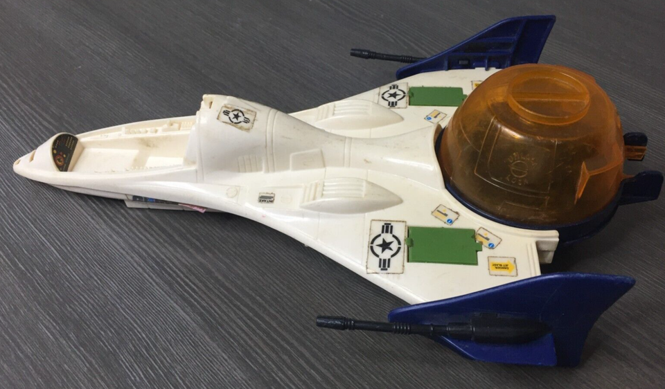 1987 GI JOE VECTOR JET Hasbro Incomplete Vehicle Parts Battle Force ...