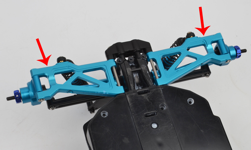 Aluminum Front Rear Lower Sus Arms Set for Tamiya TT-02B Upgrades | eBay