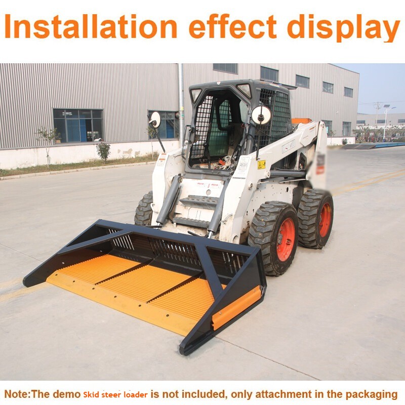 Wolfequip Skid Steer Screen Sifter Screener Rock Pick Grabber Bucket ...