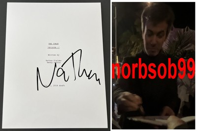 NATHAN FIELDER SIGNED AUTOGRAPH THE CURSE FULL PILOT SCRIPT w/EXACT PROOF | eBay