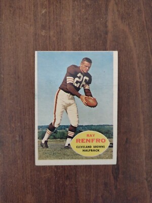 1960 TOPPS #26 RAY RENFRO Cleveland Browns ItemB Ex | eBay
