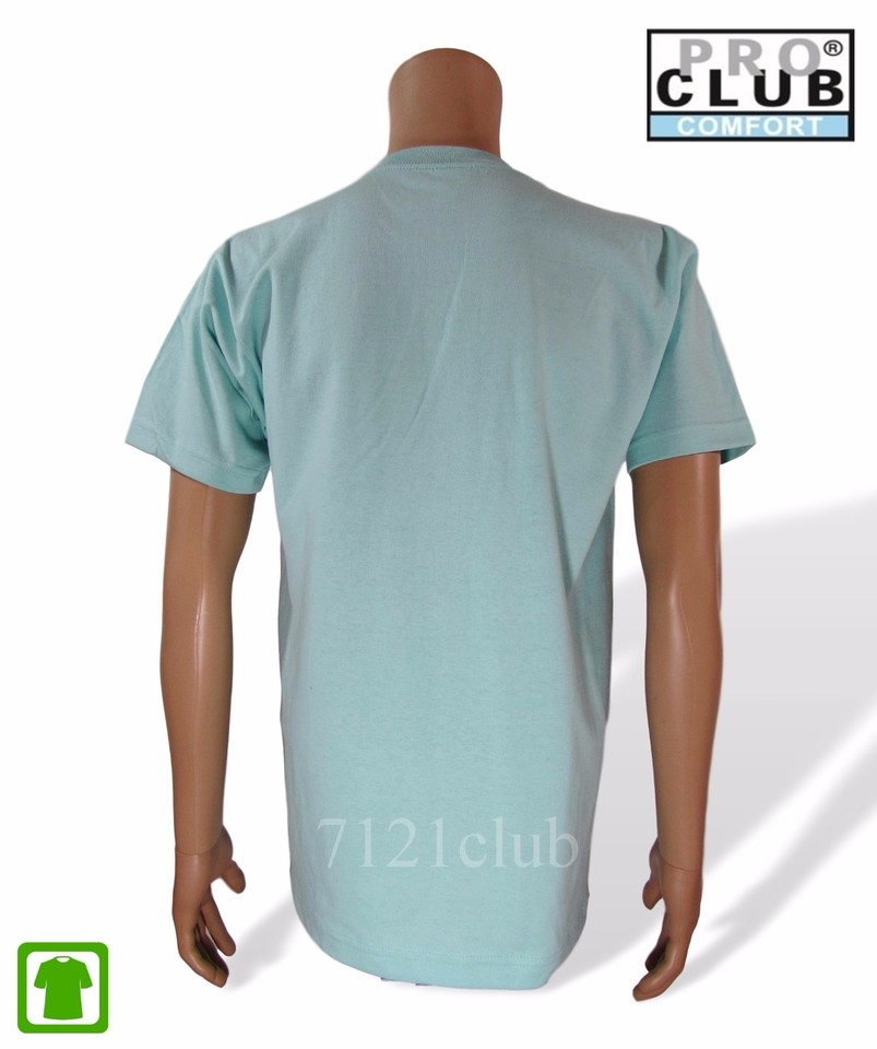 PRO CLUB COMFORT T SHIRT PROCLUB MENS PLAIN CREWNECK SHORT SLEEVE CAMO ...