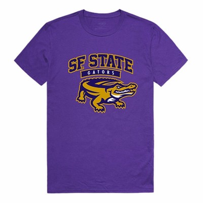 SFSU San Francisco State University Gators Freshman T-Shirt Purple | eBay