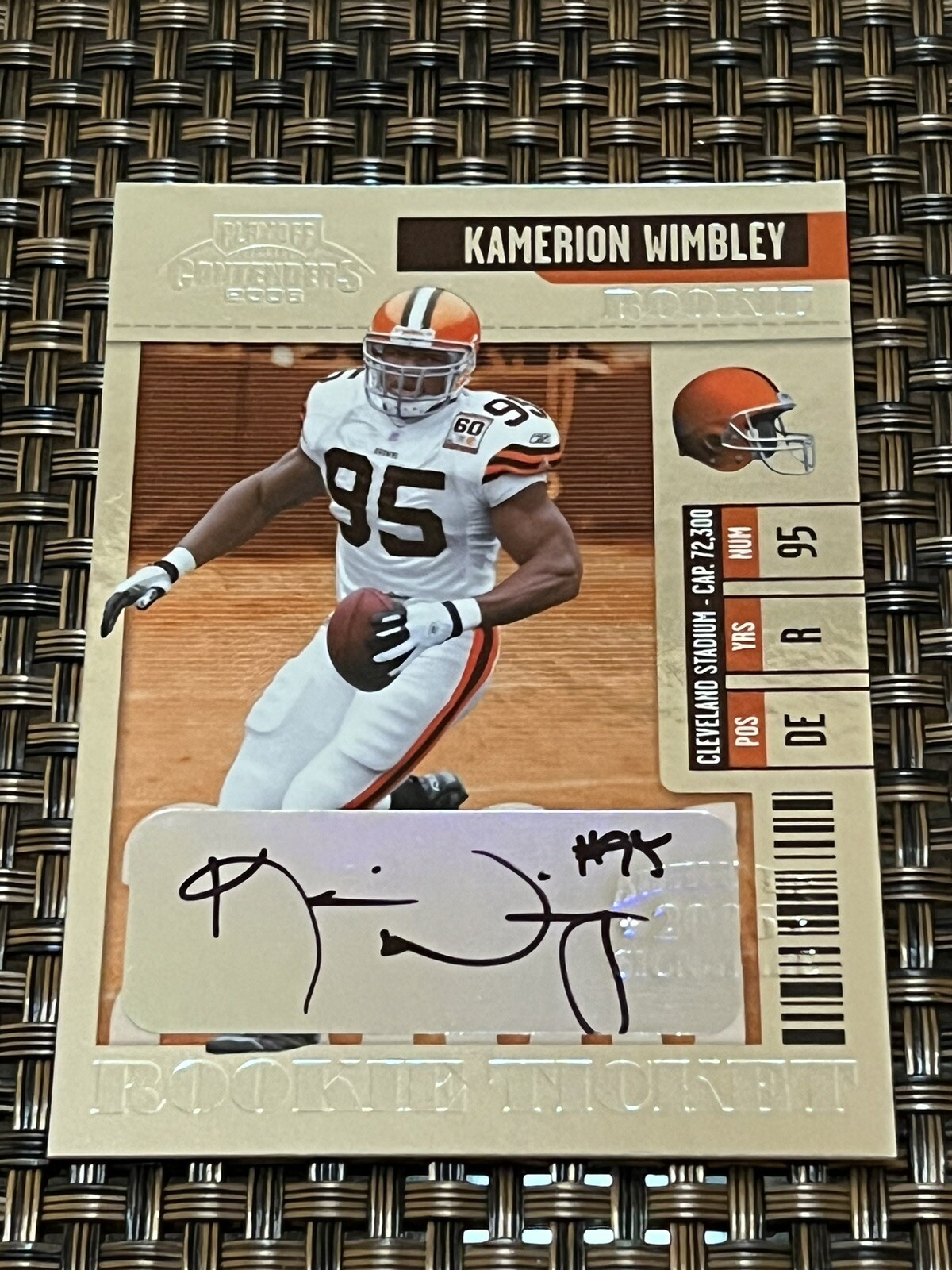2006 Playoff Contenders - #143 Kamerion Wimbley (AU, RC) for sale ...