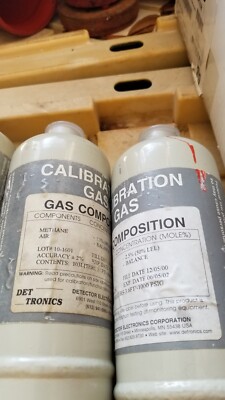 DET-TRONICS GAS CALIBRATION KIT W/OUT CASE 2.5% METHANE (B4) | eBay