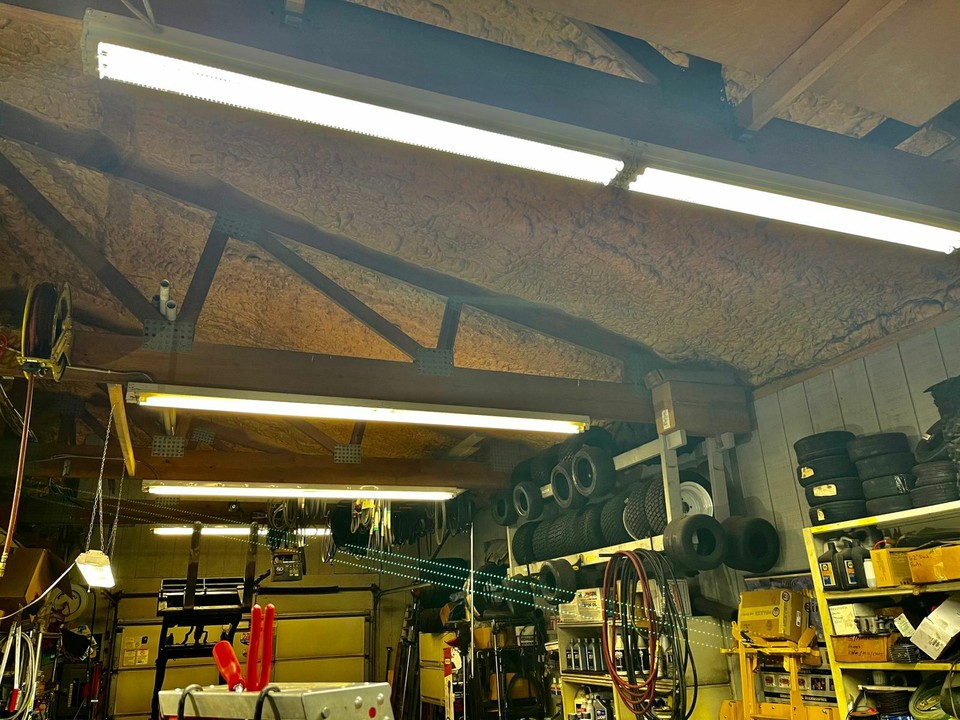 8FT LED Commercial Shop Light, 18,200 Lumens, Warehouse, Garage, 5000k ...