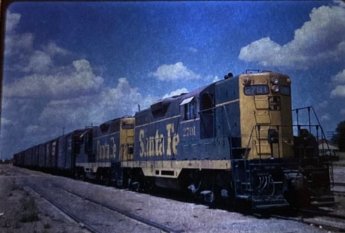 IRK3386:Railroad Train Slide - Santa Fe Locomotive #2791 | eBay