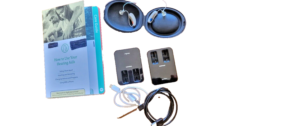 TruHearing TH Premium RIC Li19 Hearing Aids (Right and Left) Case & 2 ...