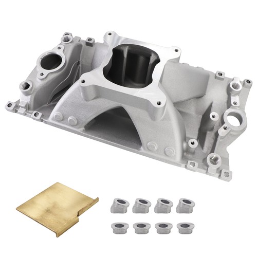 High Rise Single Plane Intake Manifold for Small Block SBC Vortec 350 ...