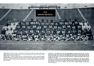 1975 DENVER BRONCOS 8X10 TEAM PHOTO PICTURE NFL FOOTBALL | eBay