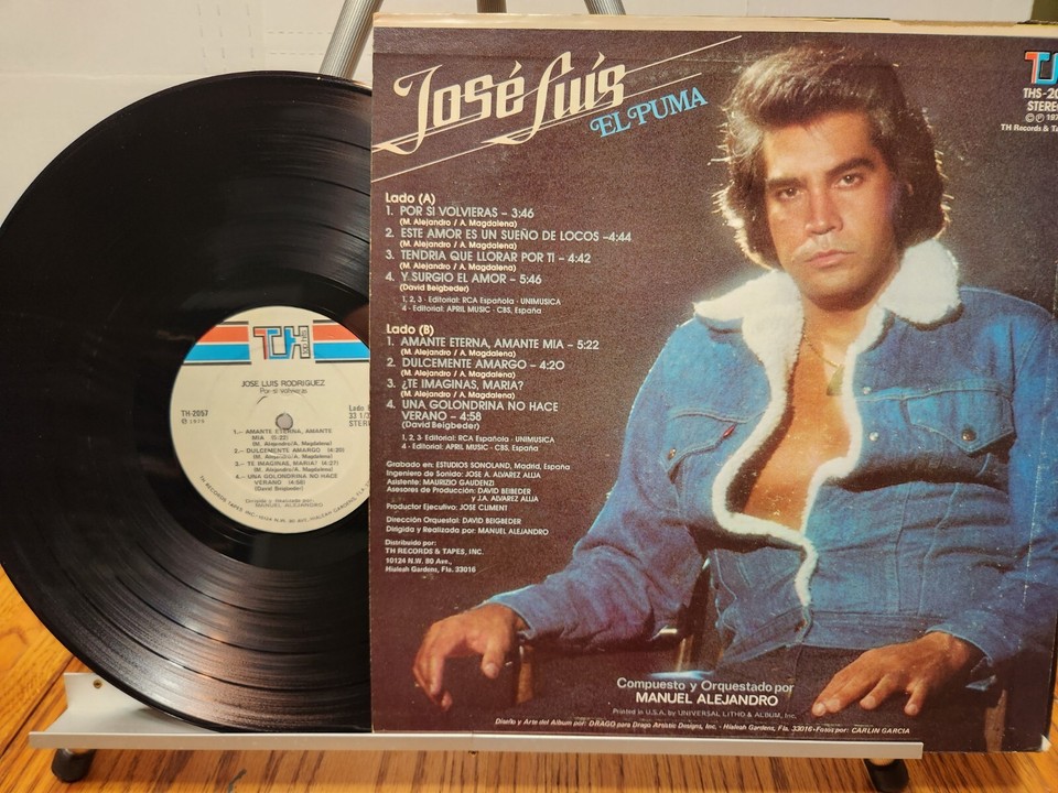 JOSE LUIS "EL PUMA" EXCELLENT 1979 LP. POR SI VOLVIERAS T-H DISCOS | eBay