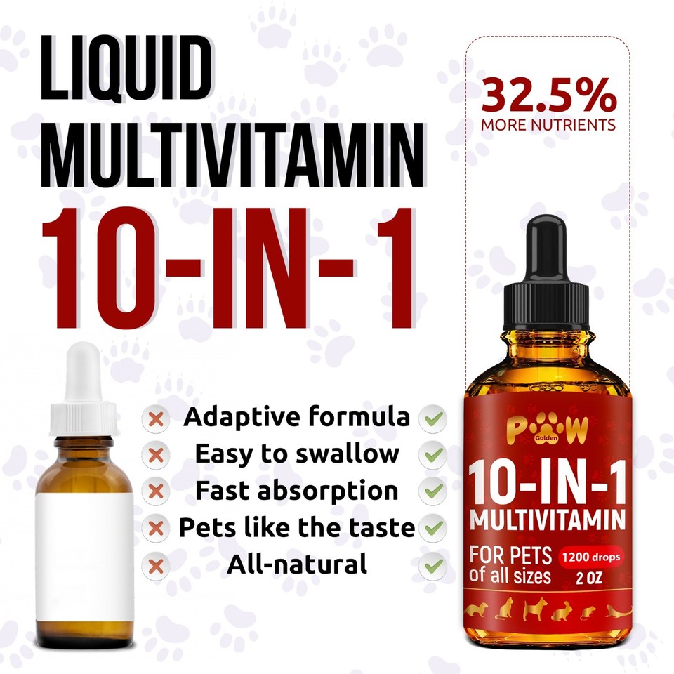 Liquid Multivitamin for Dogs | Multivitamin for Cats | Vitamins for ...