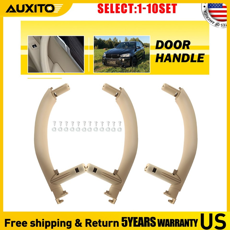 Fit BMW X5 X6 F15 F16 2014-2019 Right Interior Door Handle Cover Beige ...