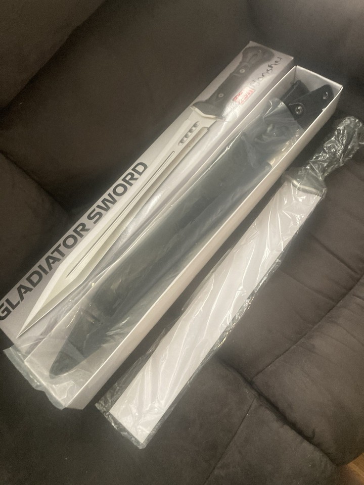 Honshu Gladiator Sword, Leather Sheath, Modern Gladius Design, SHARP!!! | eBay