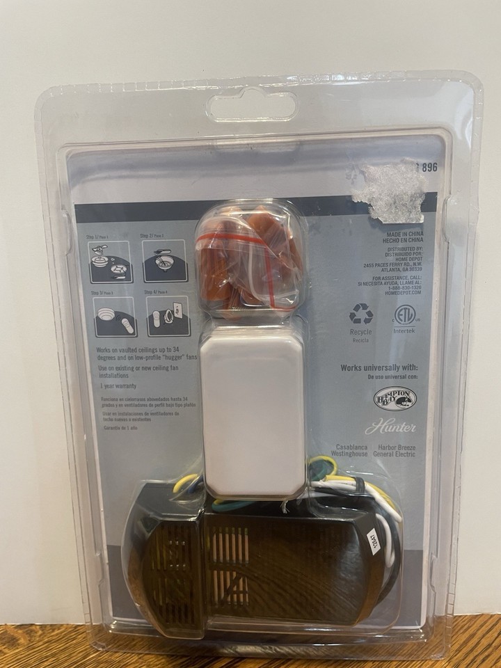 New Hampton Bay Hunter Universal Wall Mount Ceiling Fan 349896 | eBay