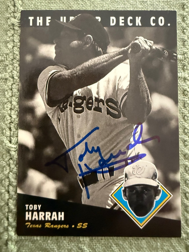 1994 Upper Deck All Time Heroes Auto Autograph Signed Toby Harrah | eBay