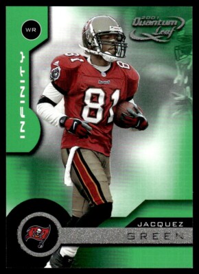 2001 Quantum Leaf Infinity Green Jacquez Green 05/25 Buccaneers #173 ...