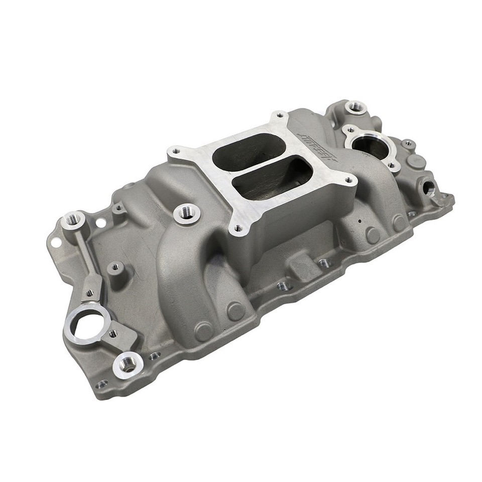 Small Block Chevy 283 327 350 383 400 Dual Plane High Rise Aluminum ...