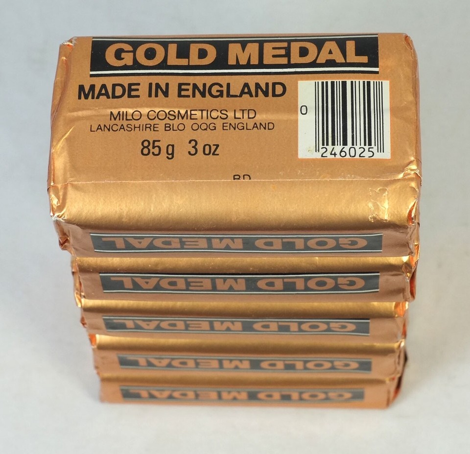 5 Bars Vintage Edenfield Gold Medal Beauty Bar Soap Milo Cosmetics | eBay