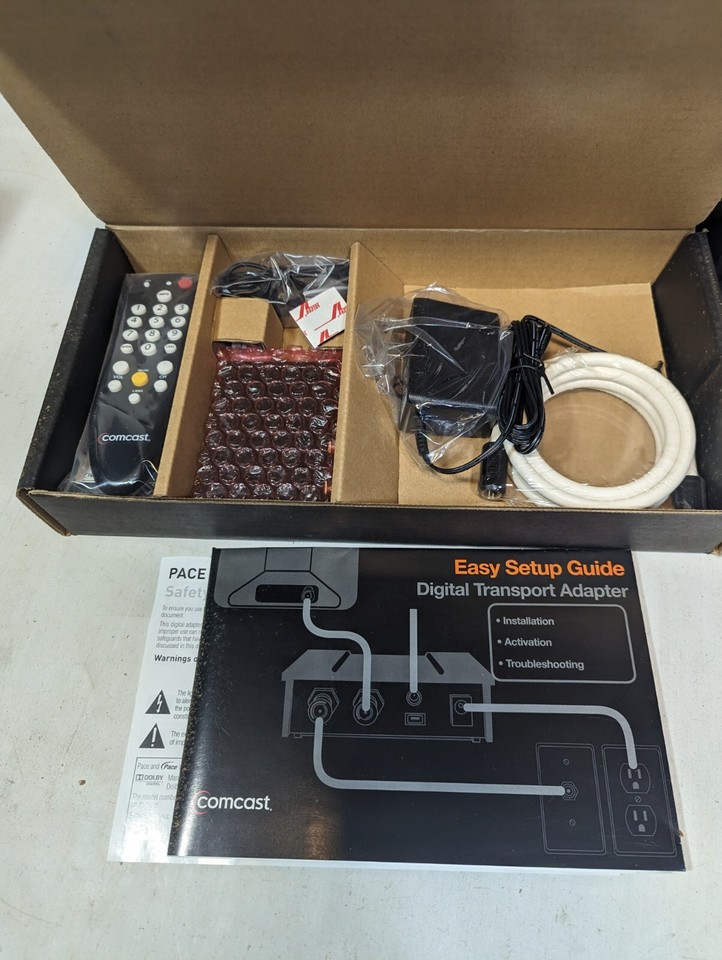 Comcast DCI1011COM Digital Transport Adapter Self-Installation Kit | eBay