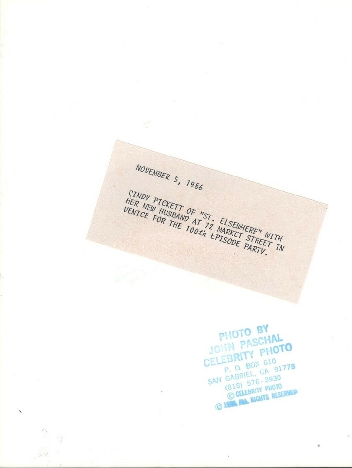 Cindy Pickett / Lyman Ward - professional celebrity photo 1984 | eBay