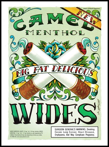 Camel Wide Menthol print ad Sep 2006 Big Fat Delicious | eBay