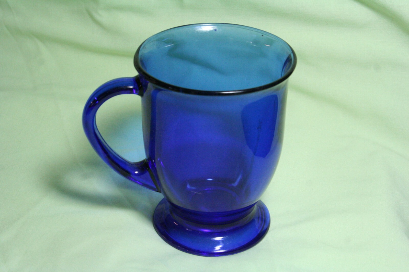 Cobalt Blue Glass Coffee Mug | eBay