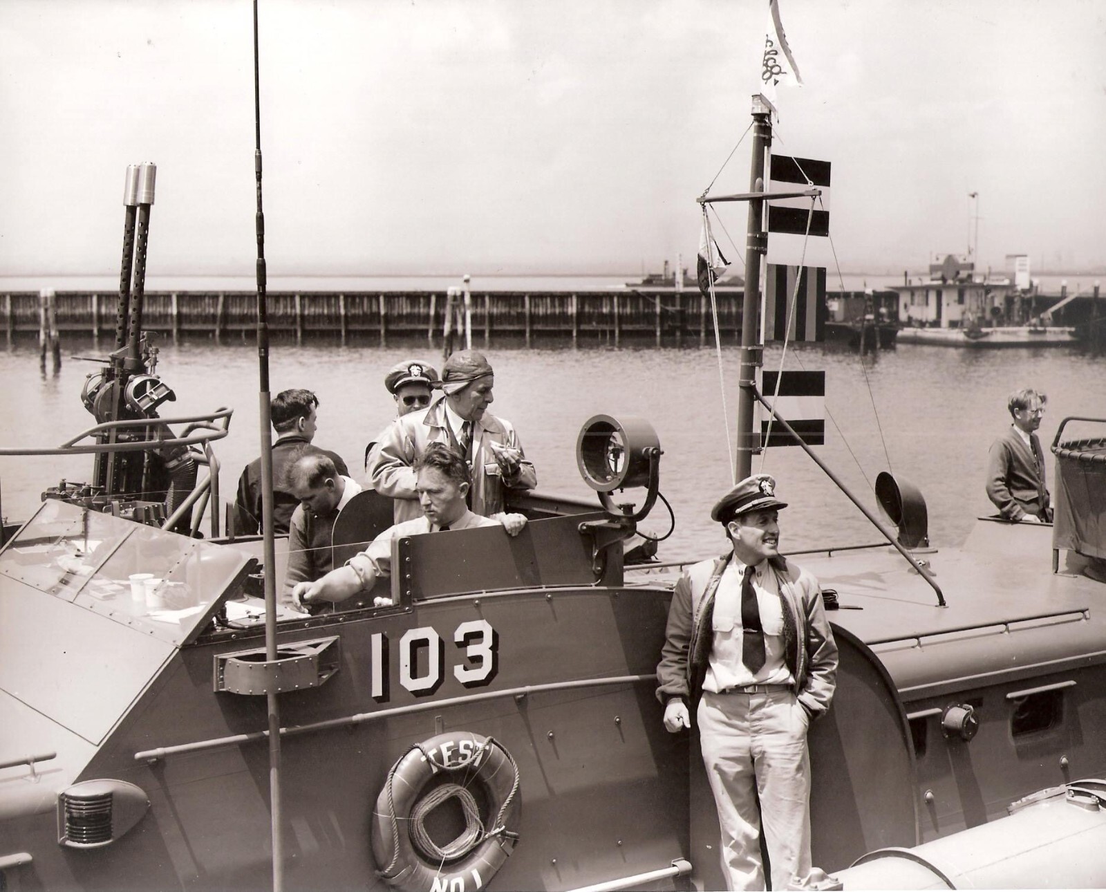 WW2 WWII Photo World War Two US Navy Patrol Torpedo Boat PT-103 During ...
