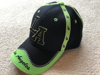 Baseball Cap Adjustable Embroidered LA Los Angeles Sports Hat Unisex ...