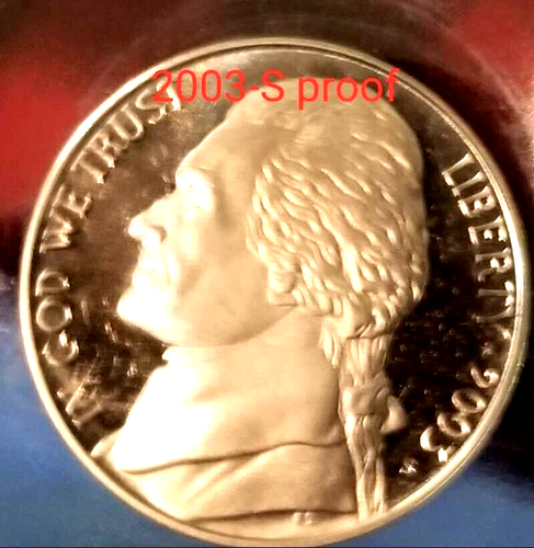 2003 S Proof Jefferson Nickel Uncirculated US Mint | eBay