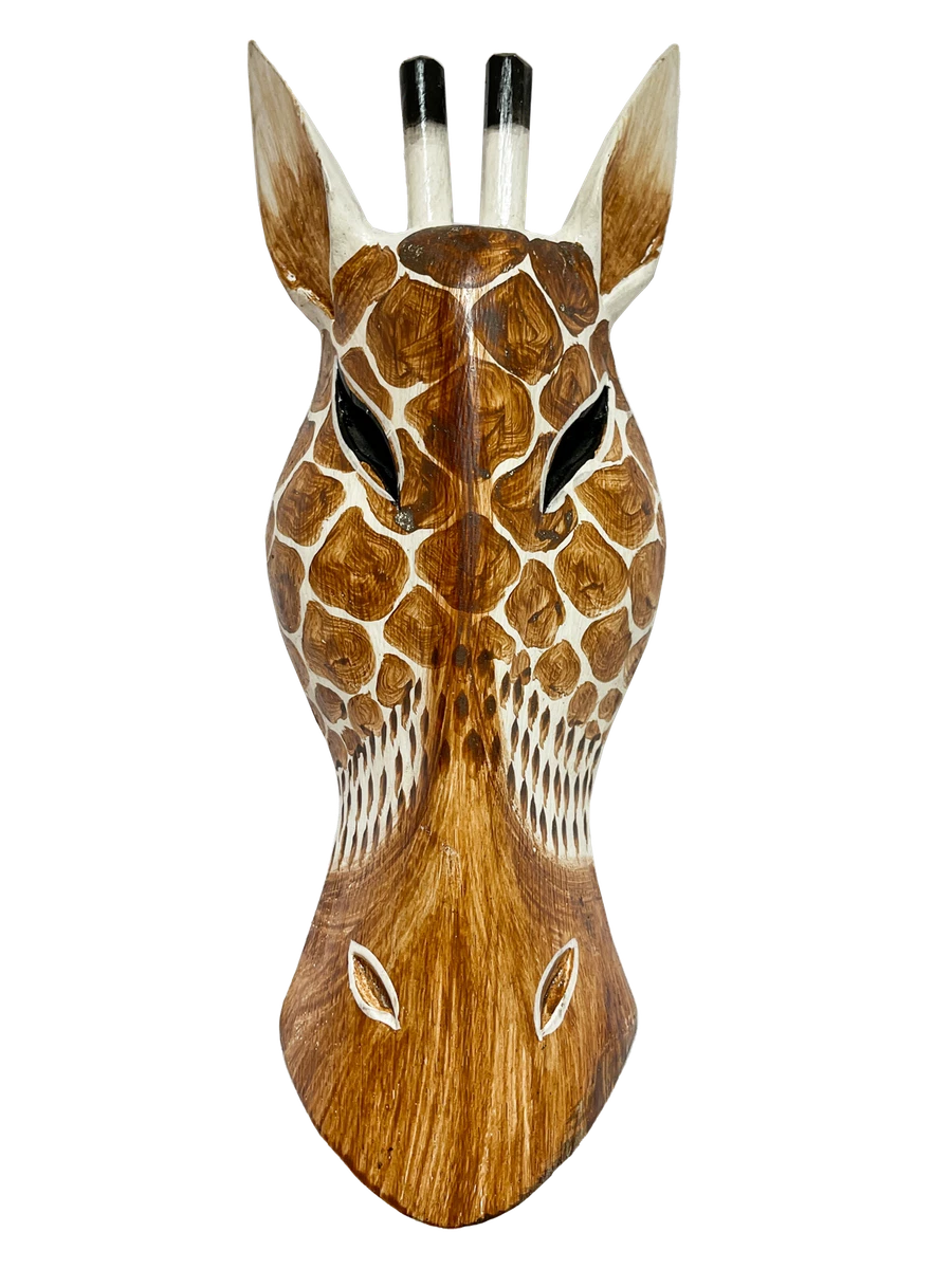 Simple Wood Carved Giraffe