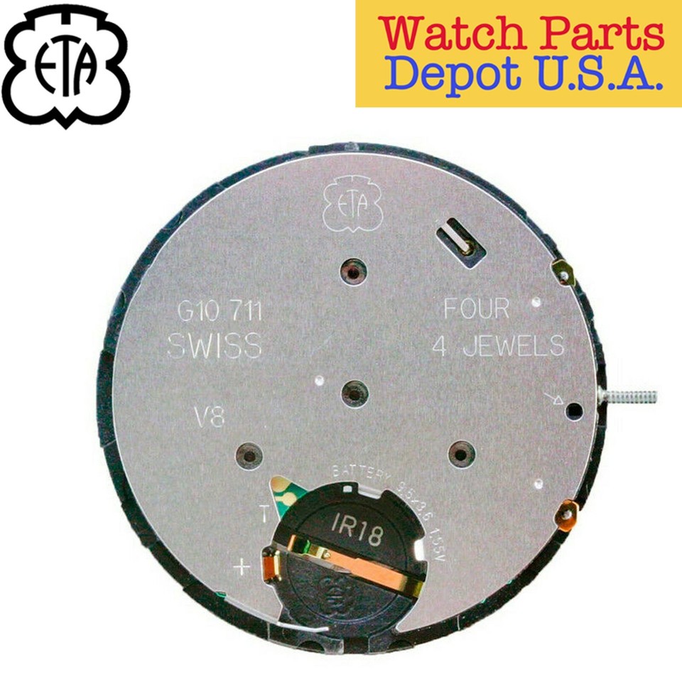 Genuine ETA G10.711 Swiss Made Quartz Movement, (Multiple Variations ...