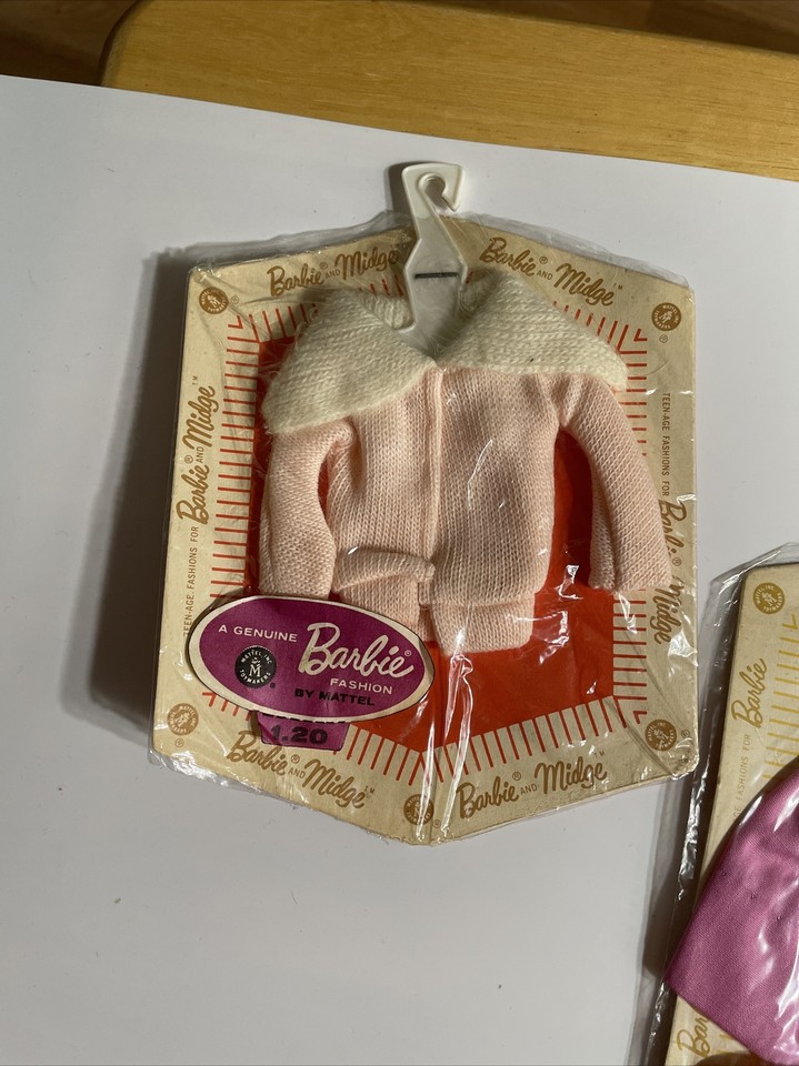 Vintage Genuine Barbie Fashions Lot-From 1961-HTF-NRFP, New Old Stock ...
