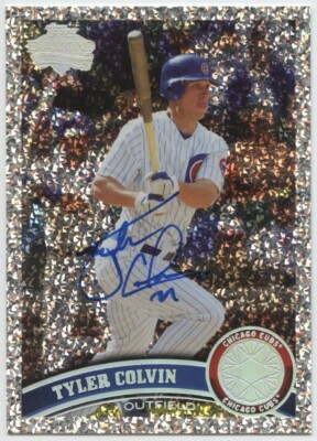 2011 Topps Diamond Anniversary Tyler Colvin Auto Signed Autograph Cubs ...