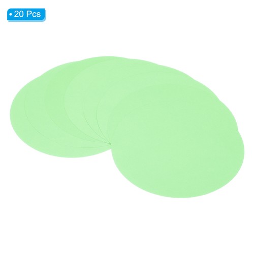 5.9-inch Round Cardboard Paper, 20 Pcs Blank Disc Circles Slices Light ...
