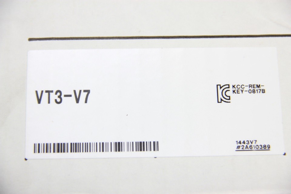 Keyence VT3-V7 Touch Panel Display 7" VGA TFT Color LCD 24VDC 800mA MAX 3-Port | eBay