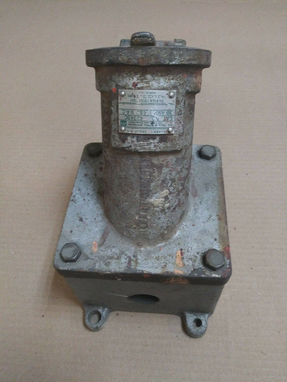 RUSSELL STOLL 4234BC 30 AMP 480V 4 PIN EXPLOSION PROOF RECEPTACLE | eBay