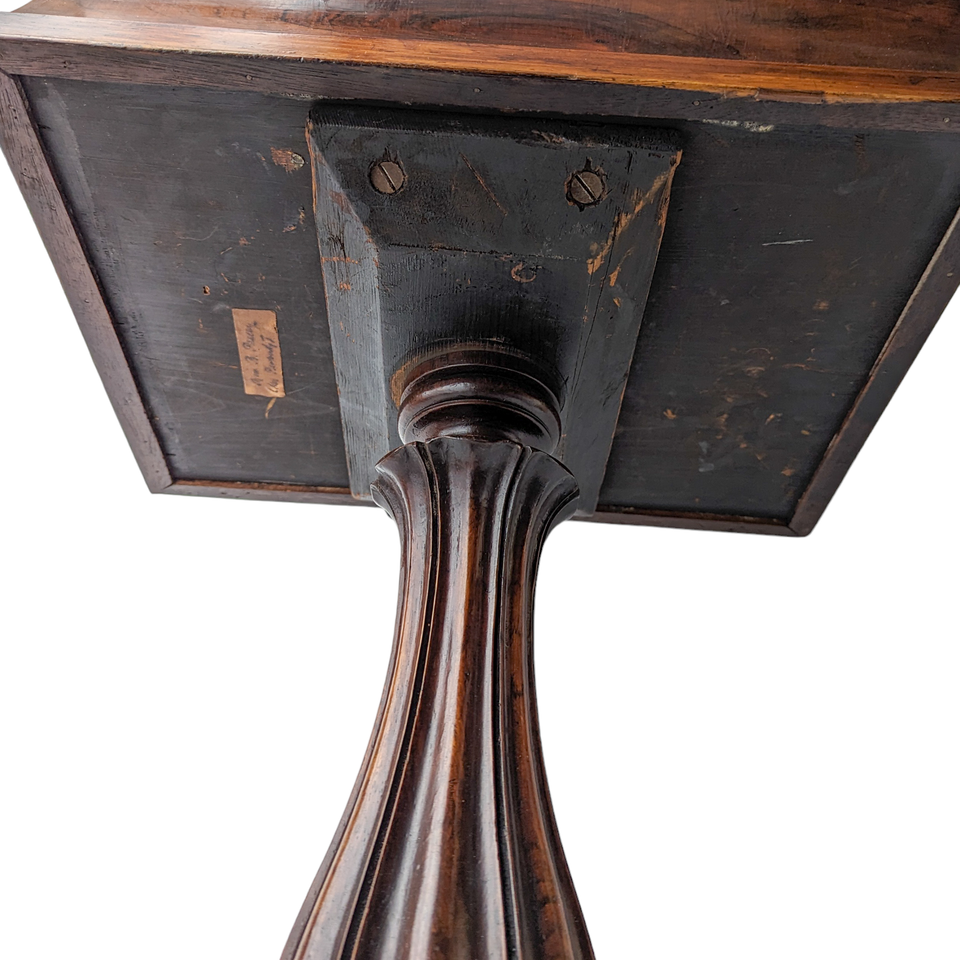 Antique 19th Century Regency Mahogany Wood Teapoy Sarcophagus Chest ...