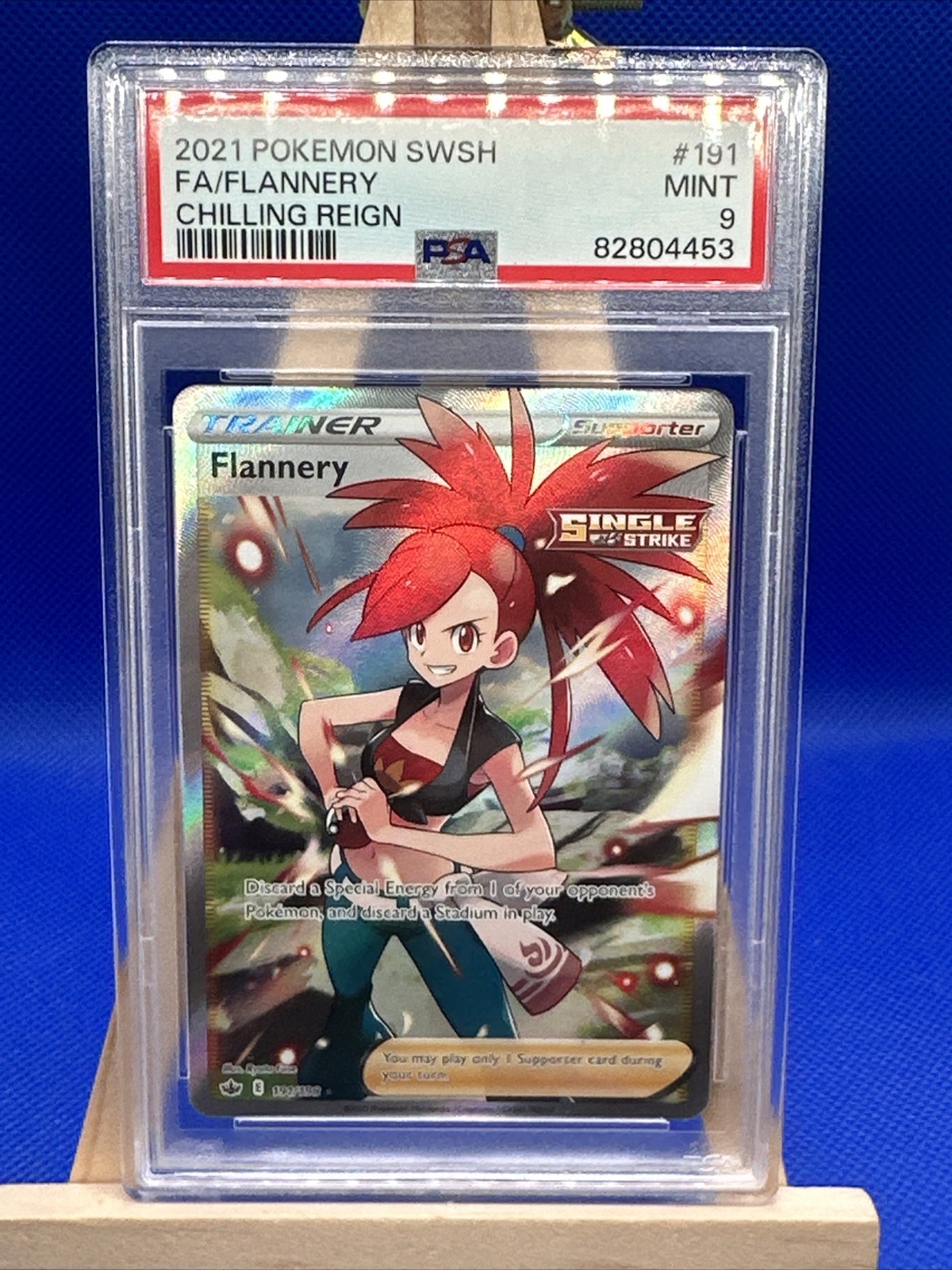 Pokémon TCG Flannery Sword & Shield - Chilling Reign 191/198 Holo Full ...