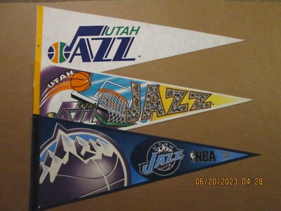NBA Utah Jazz Vintage 1980's & 1990's Lot of 3 Team Logo Basketball ...