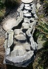Garden Pond Waterfall Fibreglass sections Natural Rock effect 19 Water ...